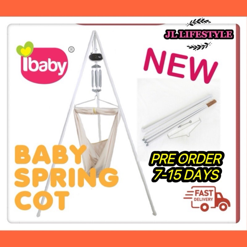 I BABY TRIANGLE STAND SET I Baby Spring Cot With Max Load 18Kg (Rangka ...