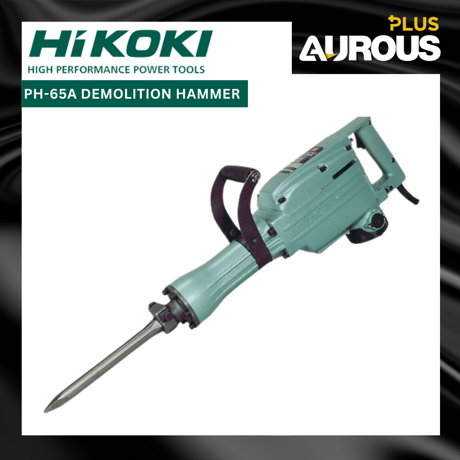 HIKOKI DEMOLITION HAMMER PH-65A (1400IPM,1240W,30MM HEX,36J,15KG ...