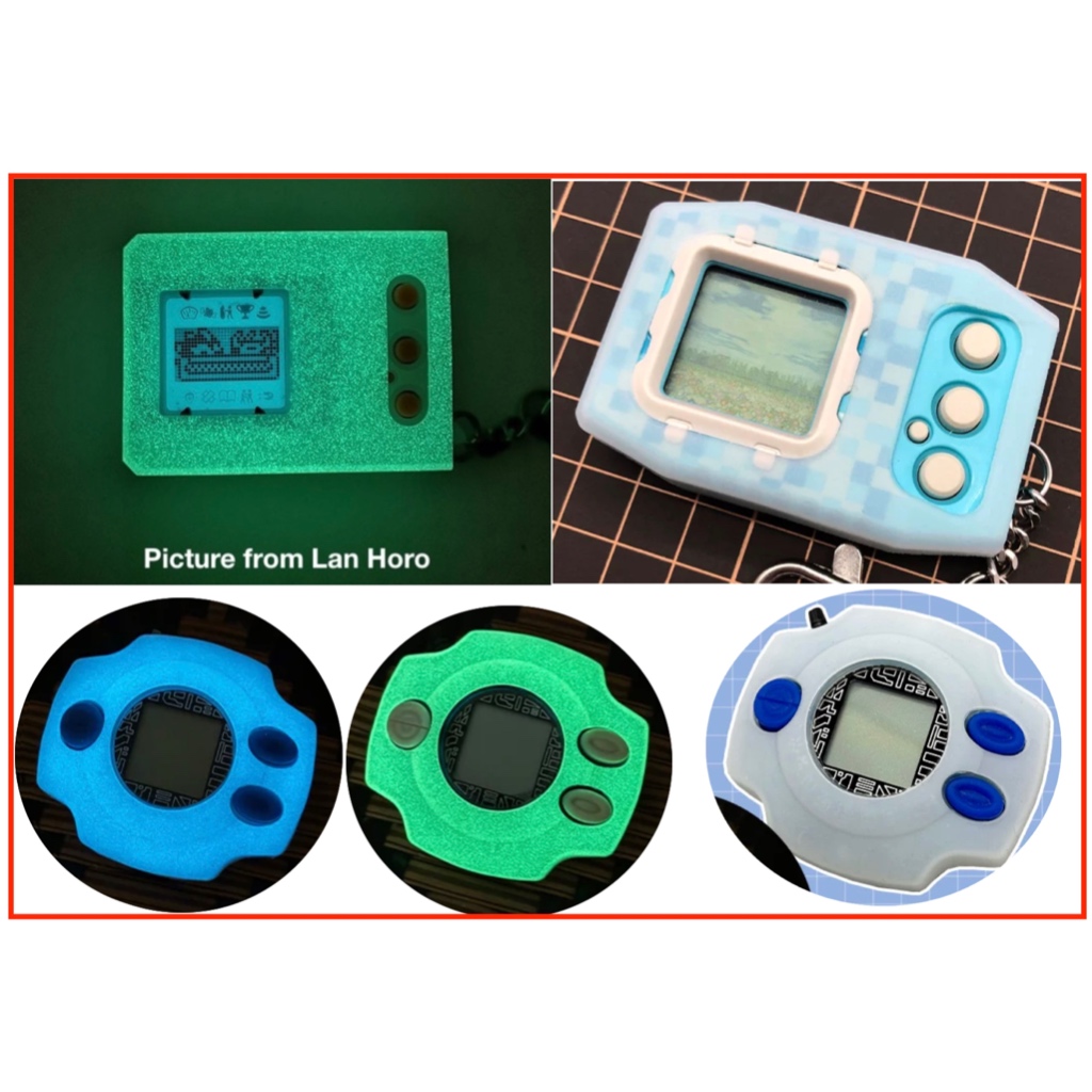 [Ready Stock] Digimon Vpet Pendulum Digivice Silicone Cover GITD ...