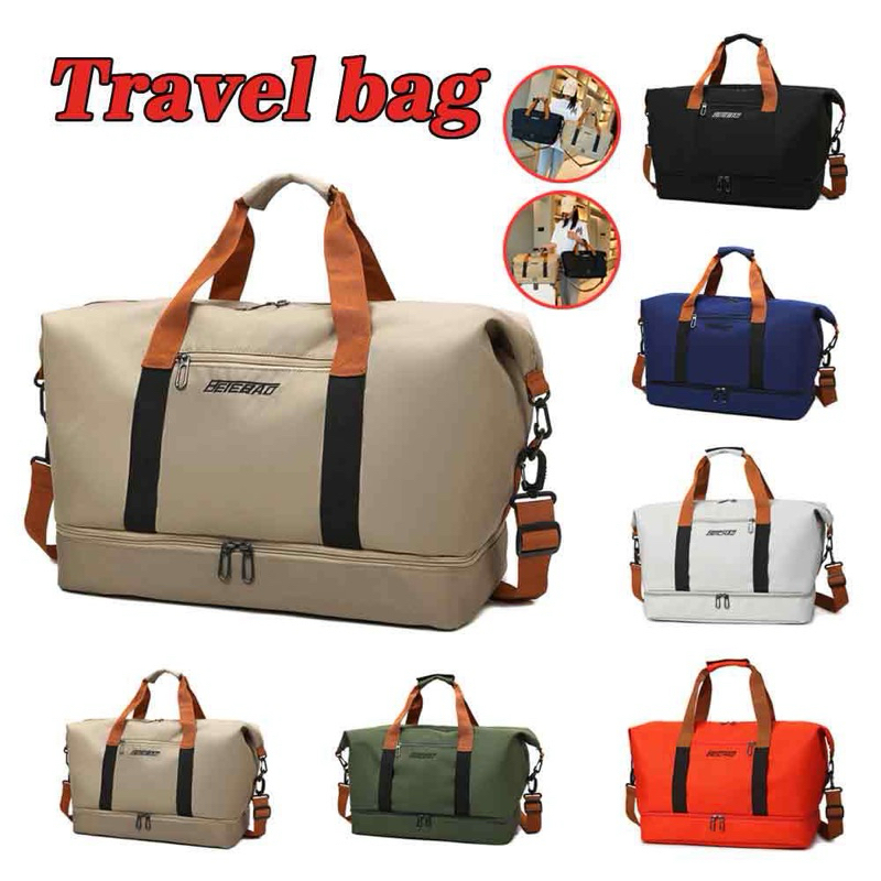 Unisex Travel Luggage Bag Big Capasity Fashion Beg Extendable ...