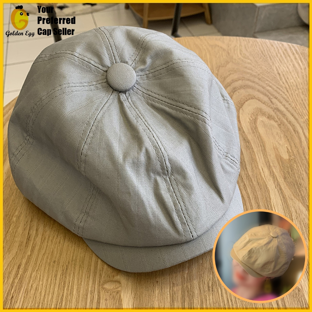 GEC Adult Unisex Plain Artist Cap Beret Fashion Cap Newsboy Cap ...