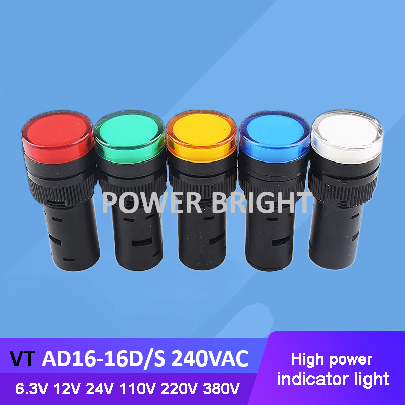 VT 16MM LED PILOT LAMP AC 240V (WHITE,BLUE) | Shopee Malaysia