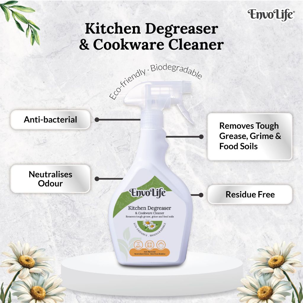 Envolife Kitchen Degreaser & Cookware Cleaner (500ml) | Shopee Malaysia