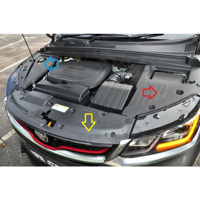 PROTON X50 ENGINE COVER RIGHT UPPER COVER SPARE TANK COVER BATTERY ...