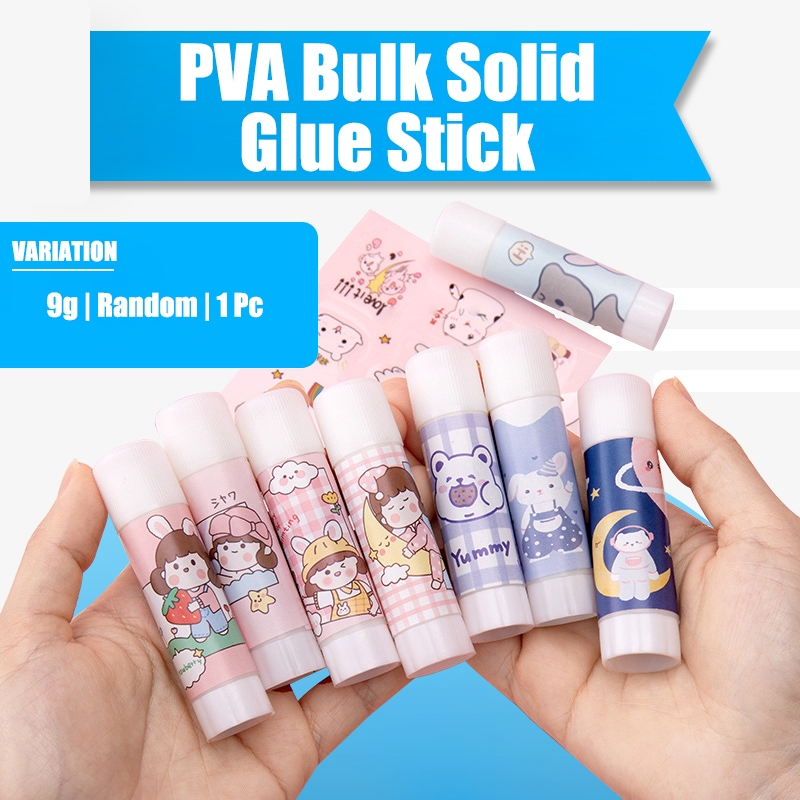 🇲🇾 PVA Bulk Solid Glue Stick Small 9g Solid Glue Student Stationery ...