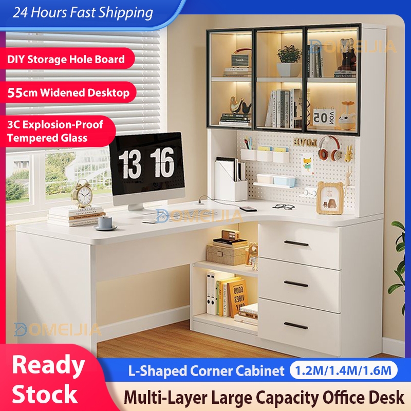Study Table Sets of Modern Computer Desk Household Bedroom Meja Office ...