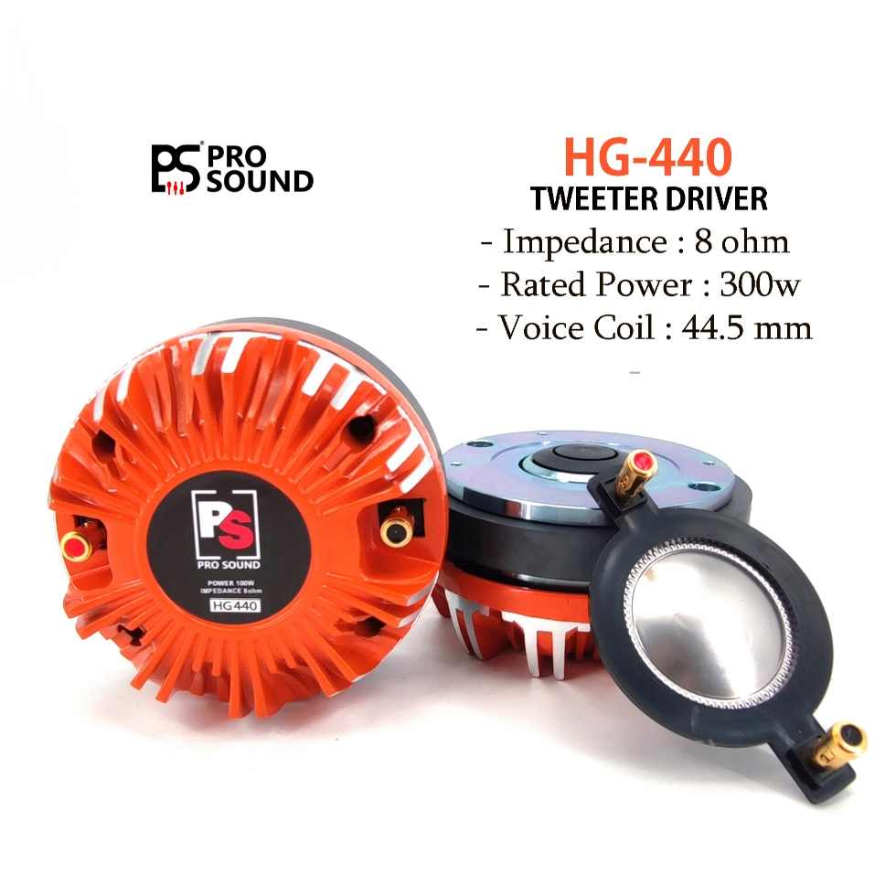PS HG440 Heavy Titanium Tweeter Driver Unit | Shopee Malaysia
