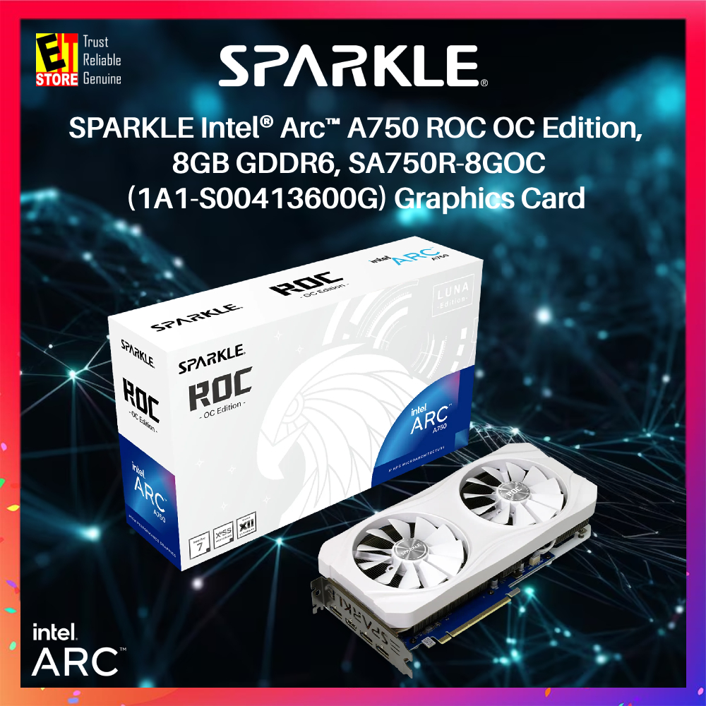 SPARKLE SPARKLE Intel® Arc™ A750 ROC OC Edition, 8GB GDDR6, SA750R-8GOC ...