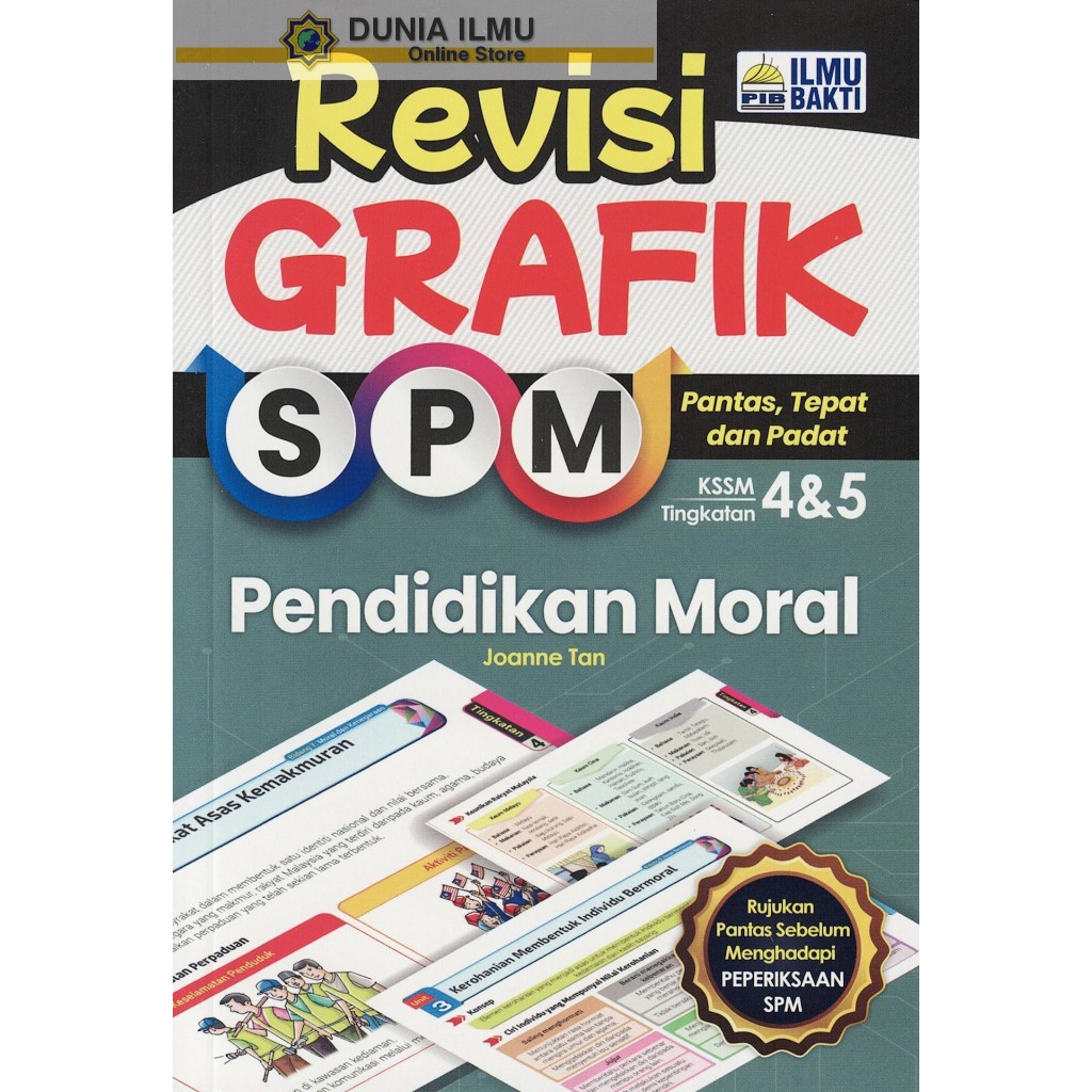 BUKU RUJUKAN : REVISI GRAFIK SPM PENDIDIKAN MORAL TINGKATAN 4&5 ( PANTAS, TEPAT DAN PADAT ...