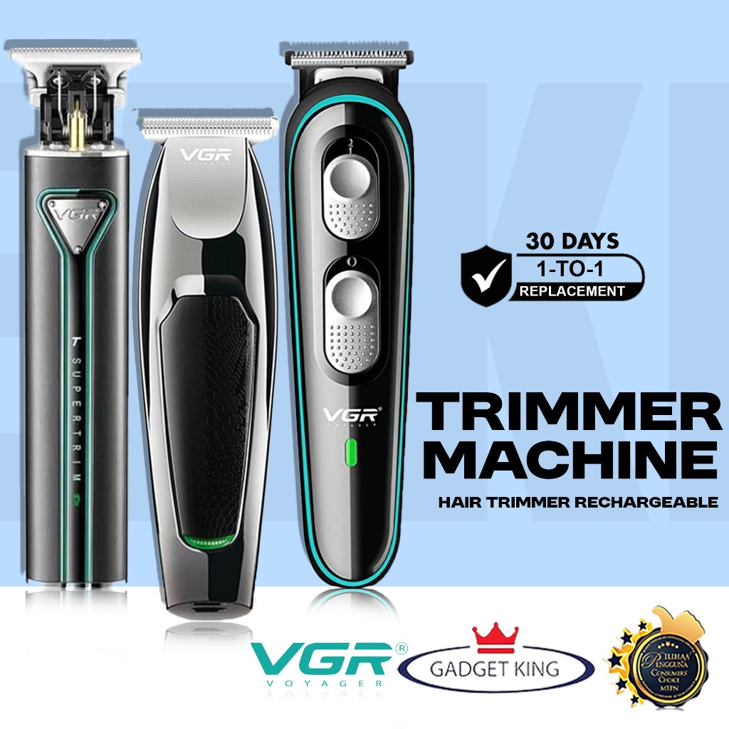 VGR V055/V071/V009 Hair Clipper Rechargeable Hair Men Beard Trimmer Machine Cutter Shaver ...