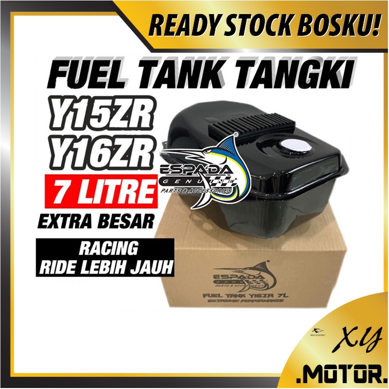 YAMAHA Y16 Y16ZR Y15 Y15ZR FUEL TANK TANGKI EXTRA BESAR 7 LITER ESPADA ...