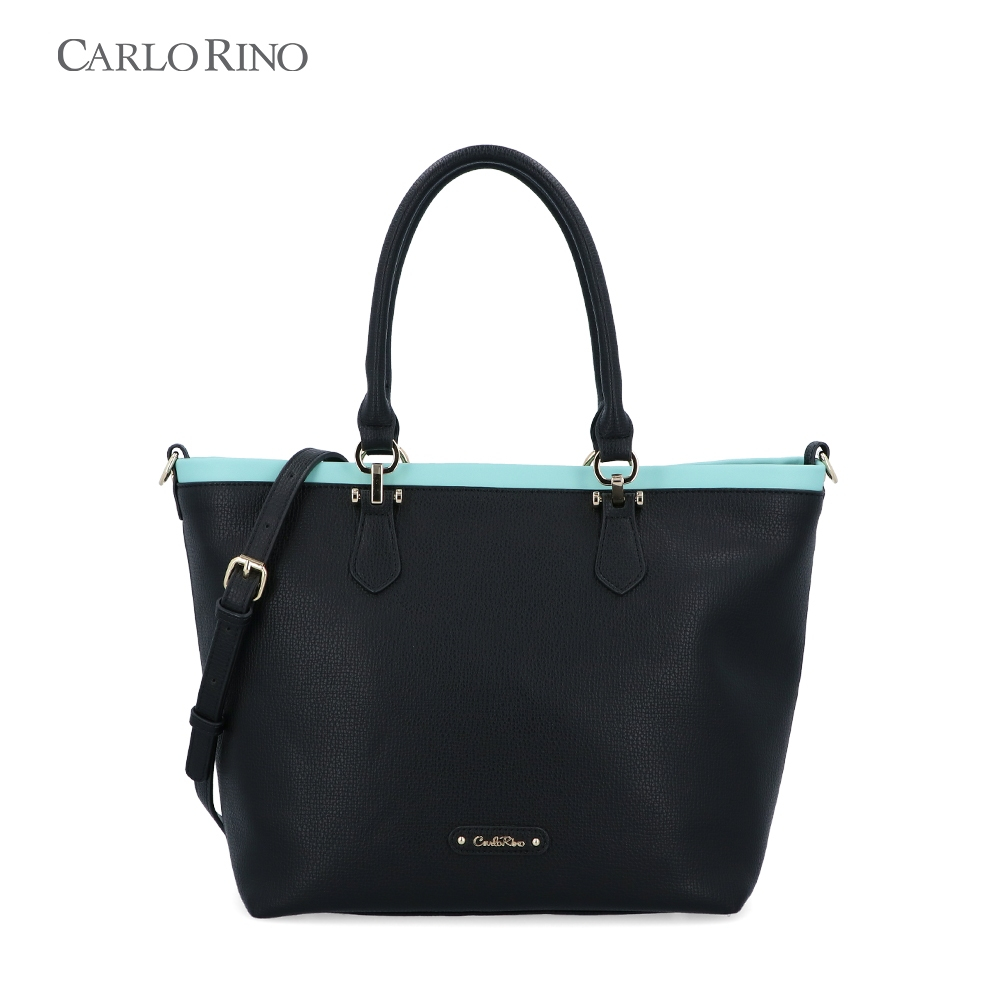 Carlo Rino Black The Accent Tote Bag II | Shopee Malaysia