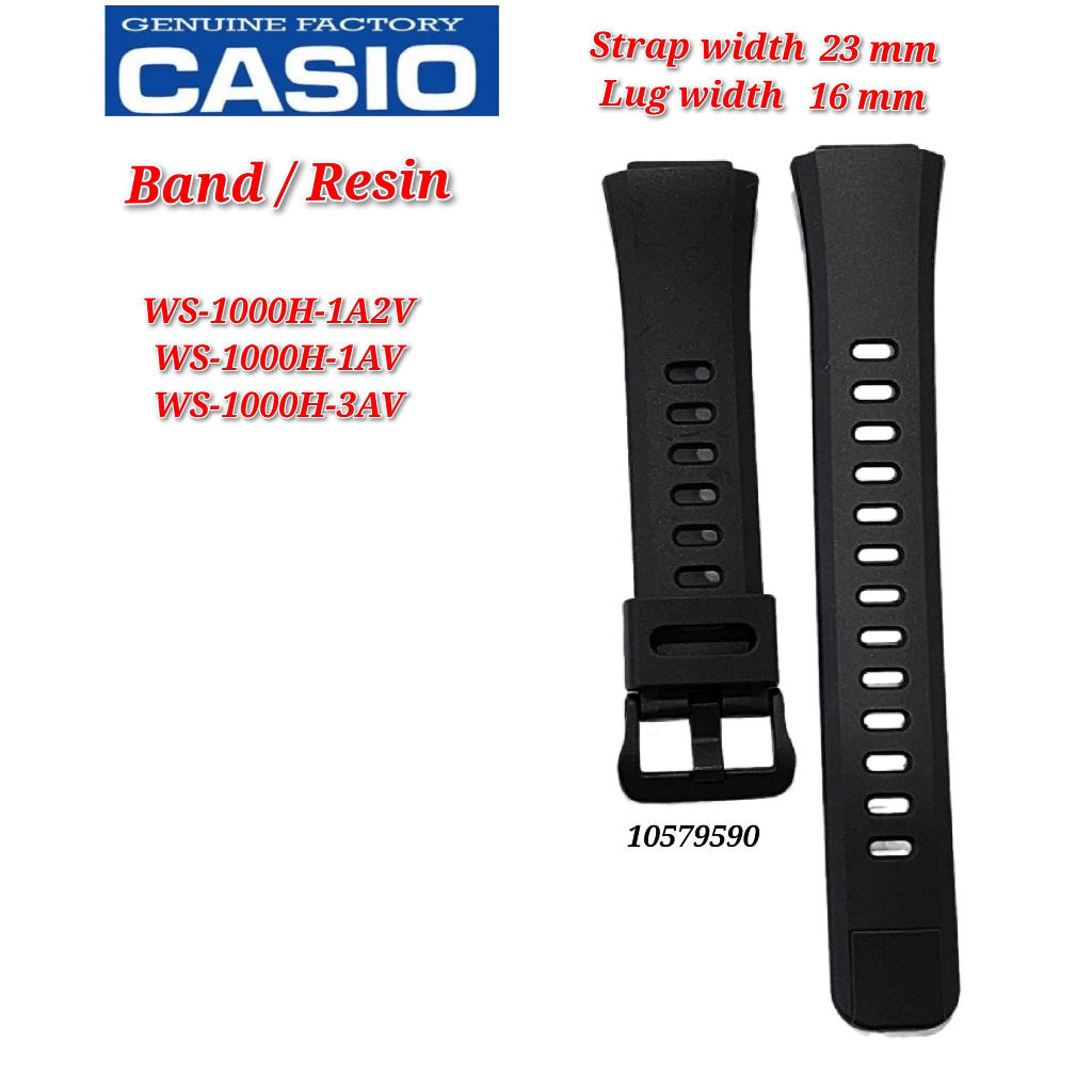 Genuine Casio WS-1000H Replacement Parts - BAND/RESIN | Shopee Malaysia