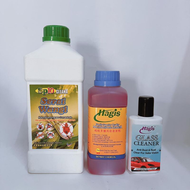 Serai Wangi Floor Cleaner(free Multi Purpose+Glass Cleaner) | Shopee ...