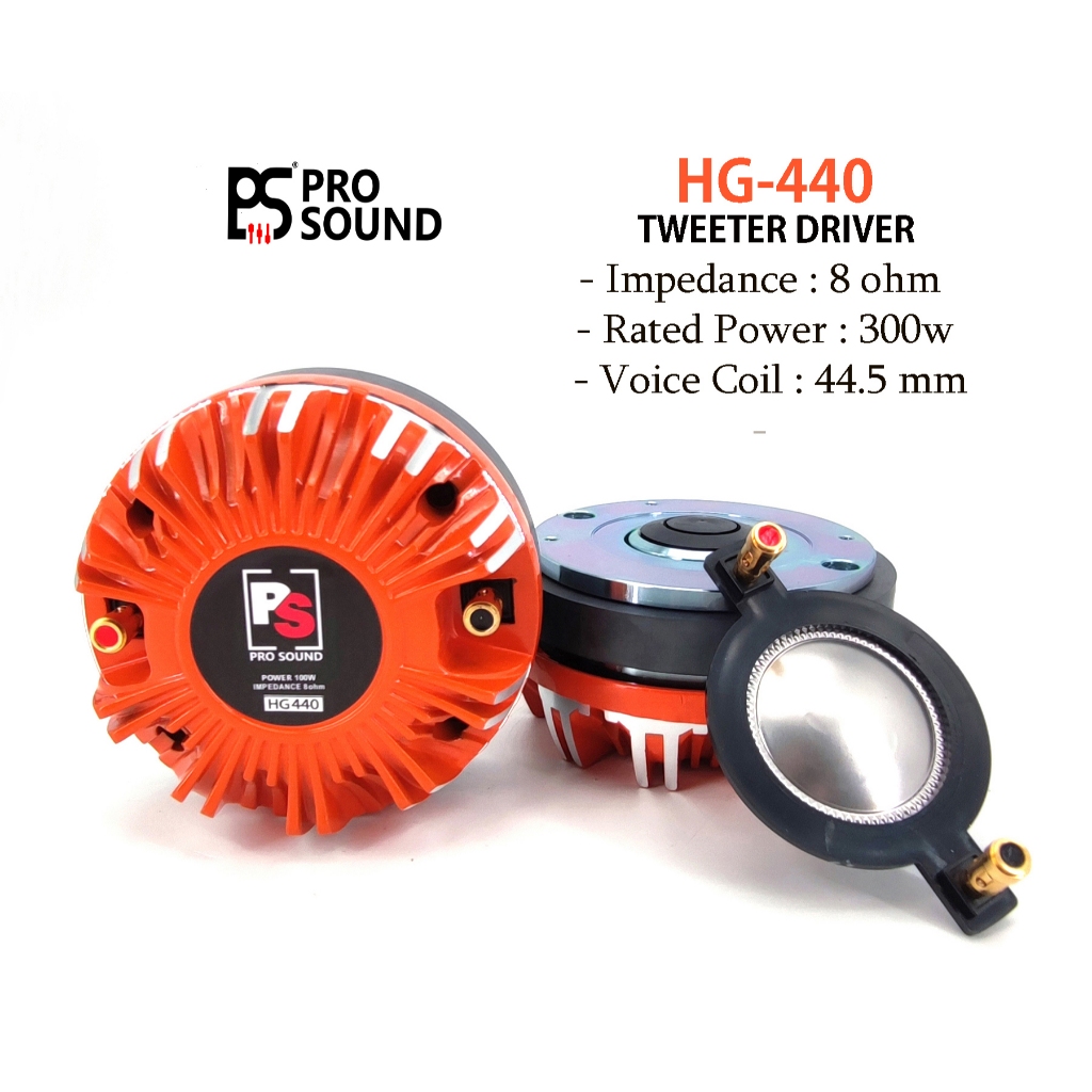 PS HG440 Heavy Titanium Tweeter Driver Unit | Shopee Malaysia