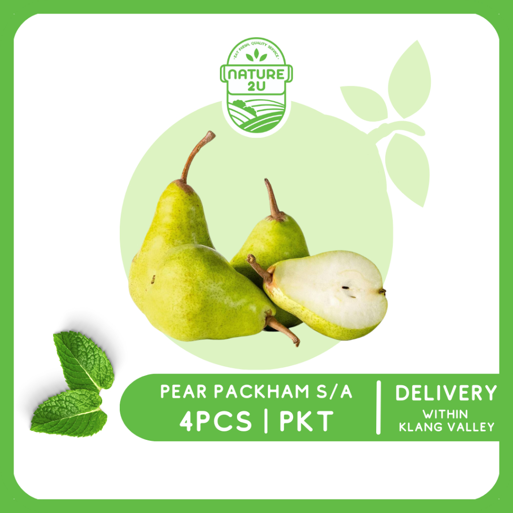 Nature2U Fresh Fruit - Pear Packham South Africa / Pir Afrika Selatan ...