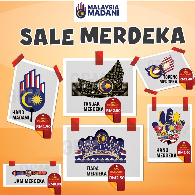 [READY STOCK] Accessories Merdeka 2024 [Tanjak] [Tiara] [Topeng] [Tali ...