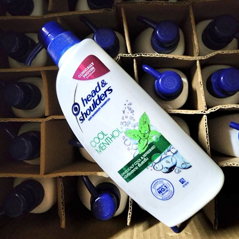 Thailand Head & Shoulders Cool Menthol Anti-Dandruff Shampoo (450 ml ...