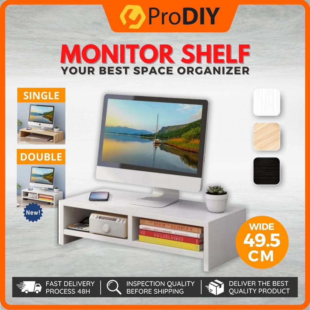 Monitor Shelf Rack Book Desktop Monitor Rack Monitor Base Stand ...
