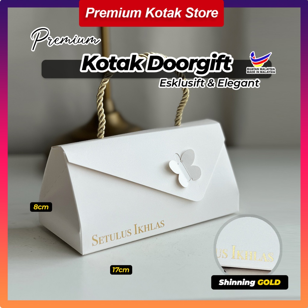 YJL 50pcs Kotak Doorgift Kahwin Goodies Box Wedding Perkahwinan ...