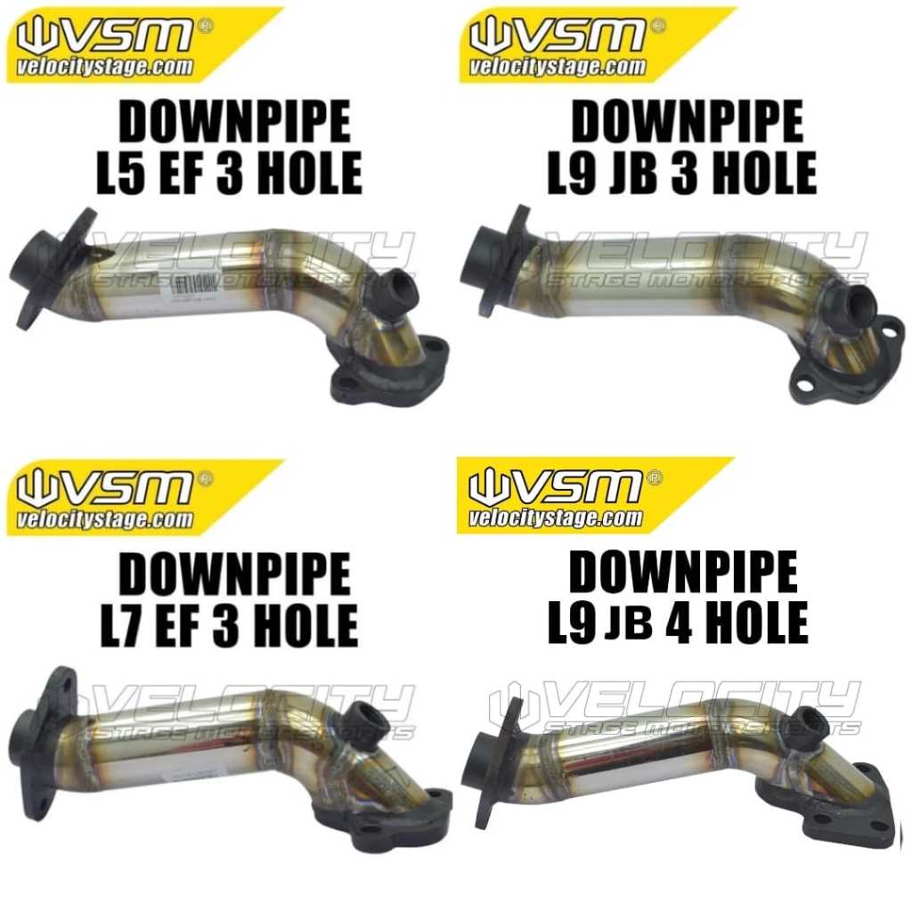 VSM Turbo Exhaust Downpipe L5 L7 L9 EFdet Jbdet Plug & Play ekzos Tubo ...