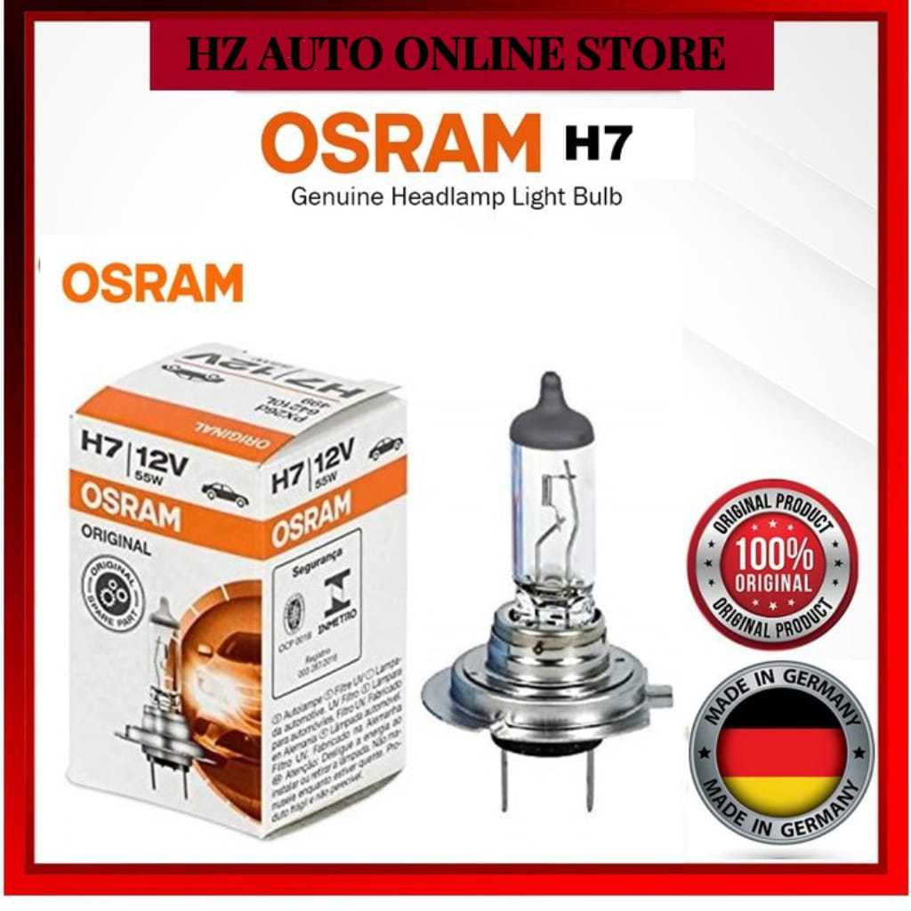 Osram H7 12V 55W Halogen Light Bulb ( Made In Germany ) Perodua Alza ...
