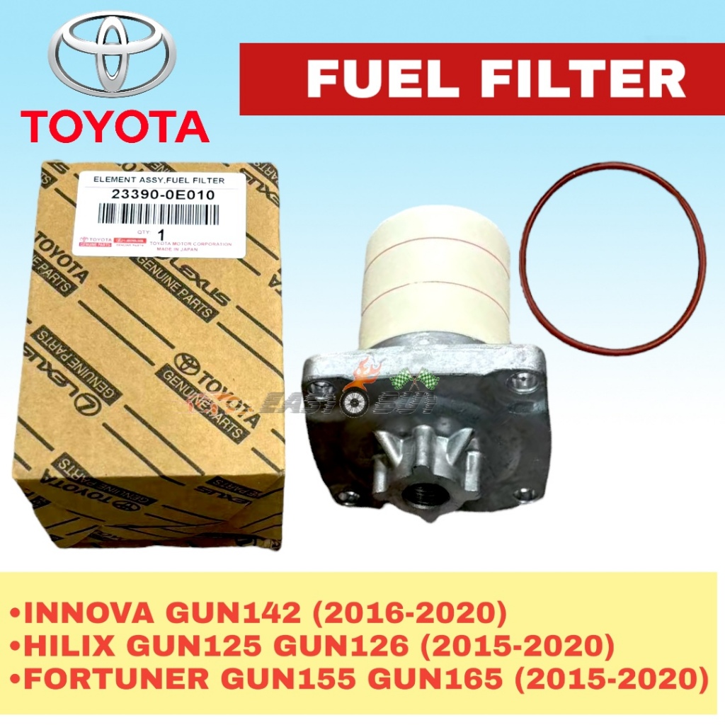 ORIGINAL TOYOTA DIESEL FUEL FITLER - TOYOTA INNOVA GUN142 / FORTUNER ...