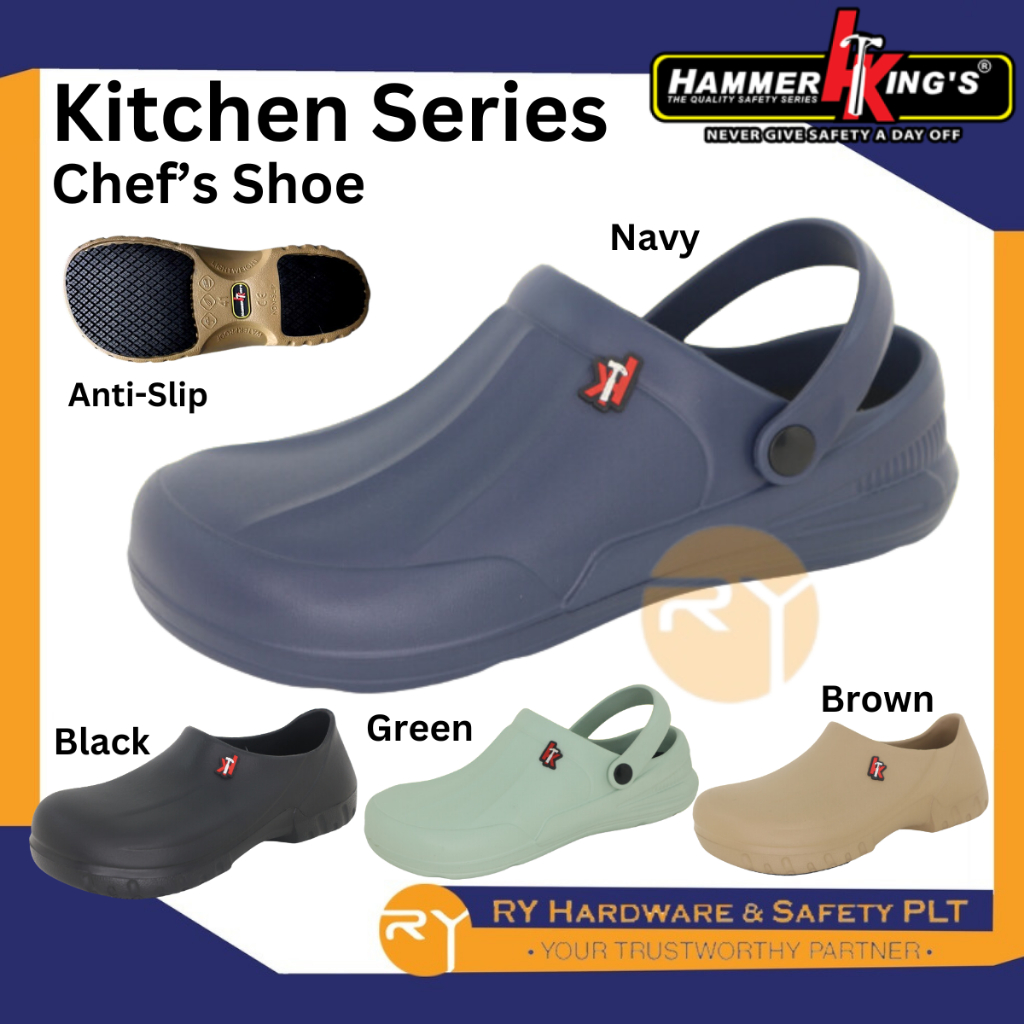 Hammer King's Kitchen Shoe Chef Shoe Anti Slip Non Slip Oil proof ...