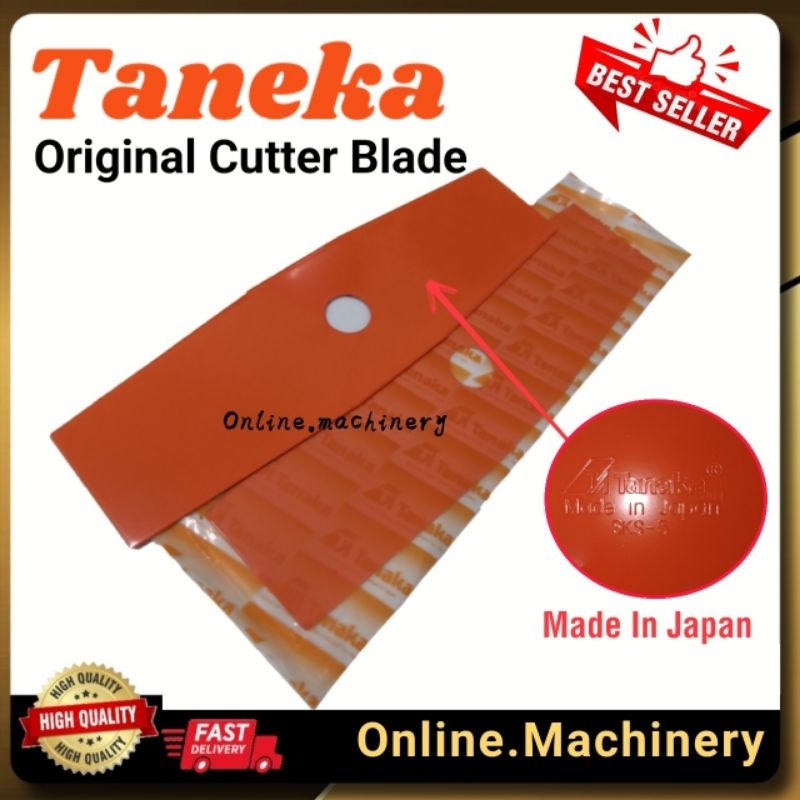 Taneka Cutter Blade 12" 14" Brush Cutter Made In Japan Mata Pisau Mesin ...