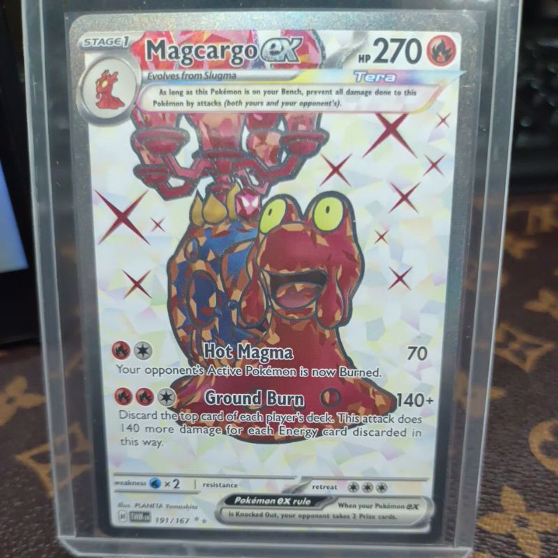 Magcargo ex - 191/167 Full Art FA Secret Rare (Twilight Masquerade ...