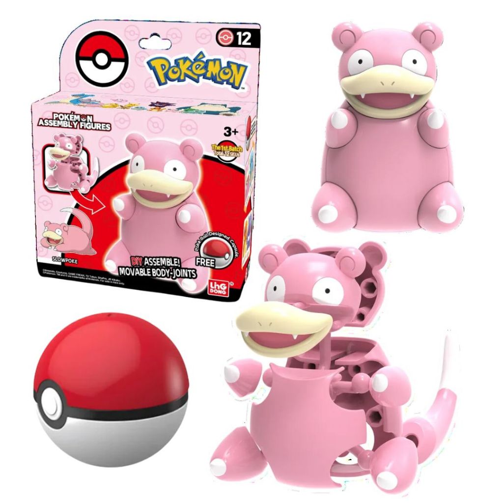 Pokemon Assembly Figures (07-12) - Gengar / Mew / Jigglypuff / Lapras ...