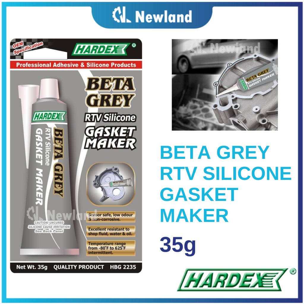 HARDEX Beta Grey RTV Silicone Gasket Maker (35g) | Shopee Malaysia