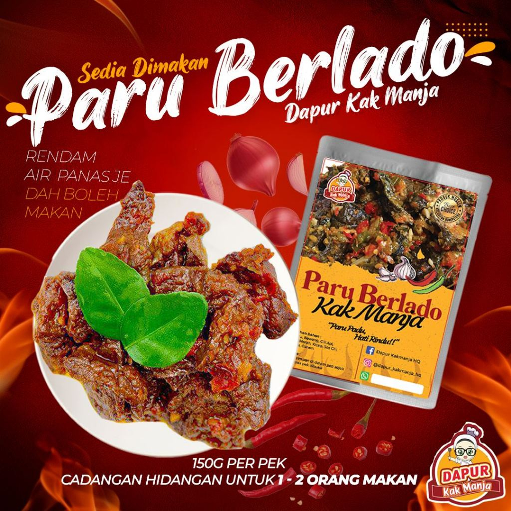 🔥[PRODUK MUSLIM]🔥DAGING DENDENG, PARU DENDENG & PARU BERLADO TRAVEL ...