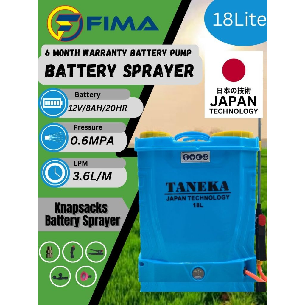 FIMA/TANEKA 18L Pam Racun Bateri Pump Racun Batteri Heavy Duty ...