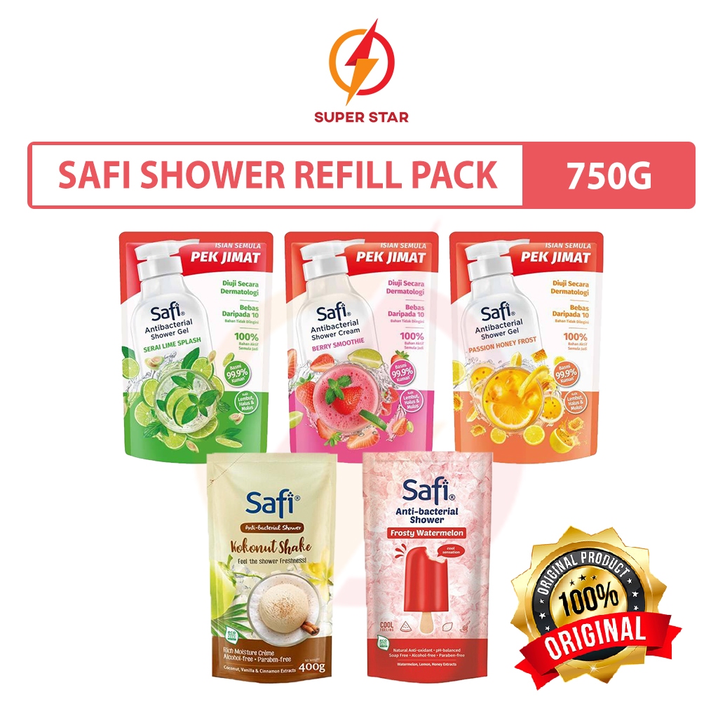 Safi Shower Cream Refill Pack 750g | Shopee Malaysia