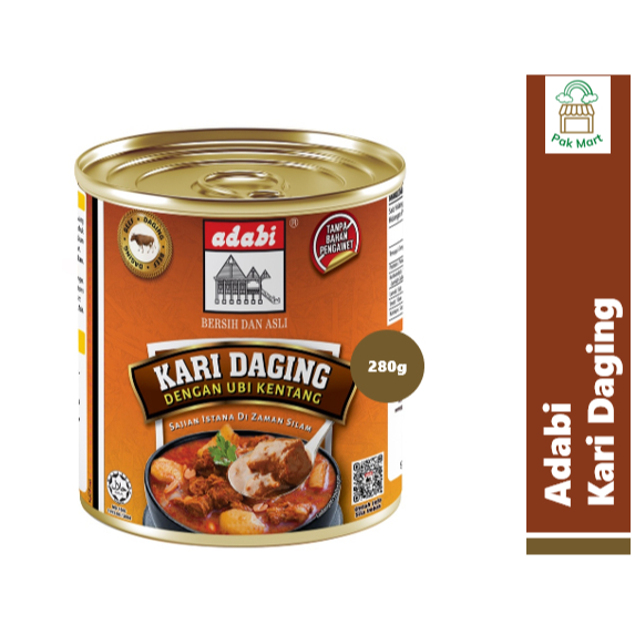 (Halal) Adabi Kari Daging (280g) | Shopee Malaysia