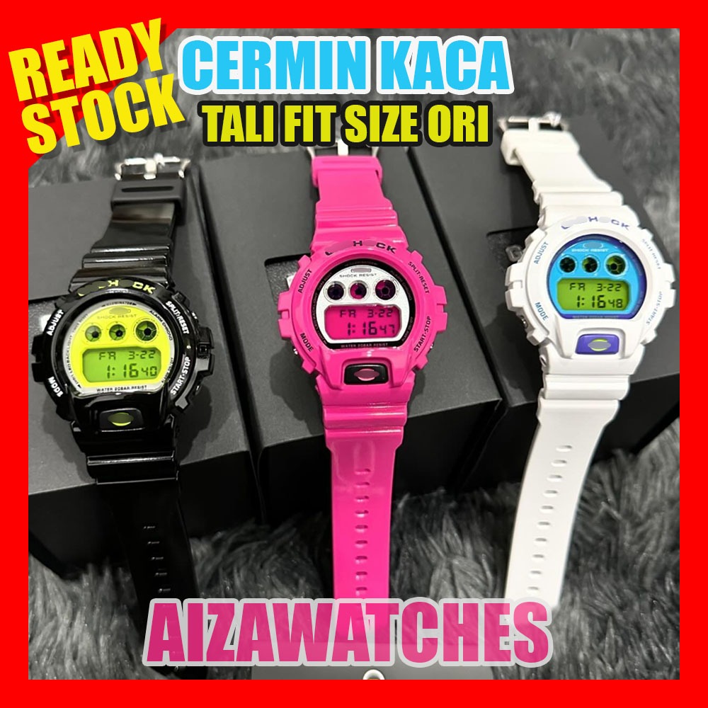OFFER G SHOCK BNB FIT ORI CERMIN KACA DW6900 RCS7 RCS1 RCS4 NB7 WHITE ...