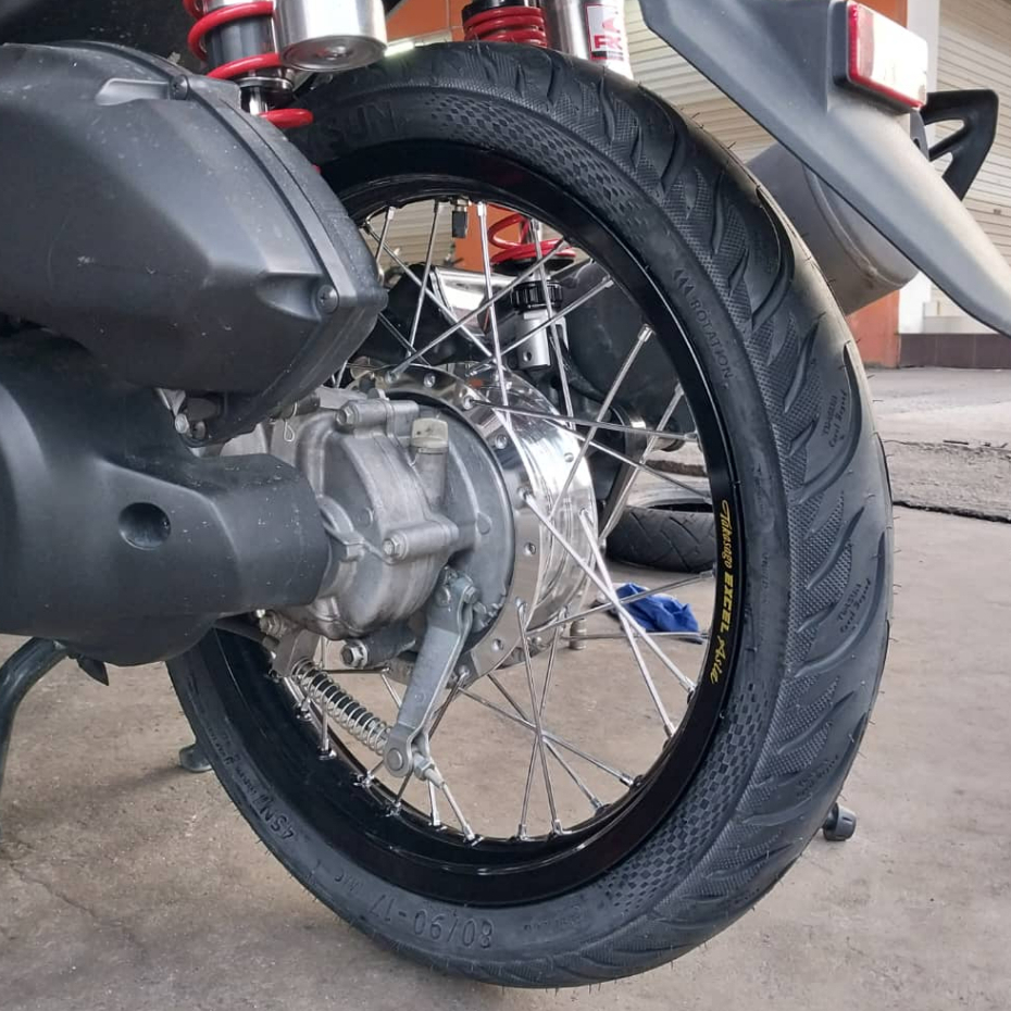 NVX V1 V2 Set Takasago Excel Asia 185X17 Black, Smart Racing Hub, Lidi ...