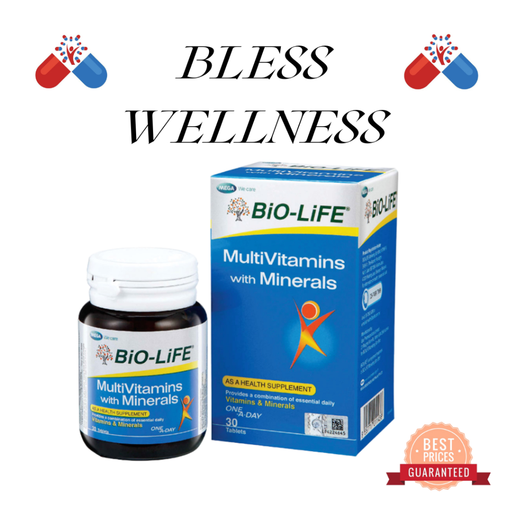 BIO LIFE MULTIVITAMINS WITH MINERALS TABLET 30S | Shopee Malaysia