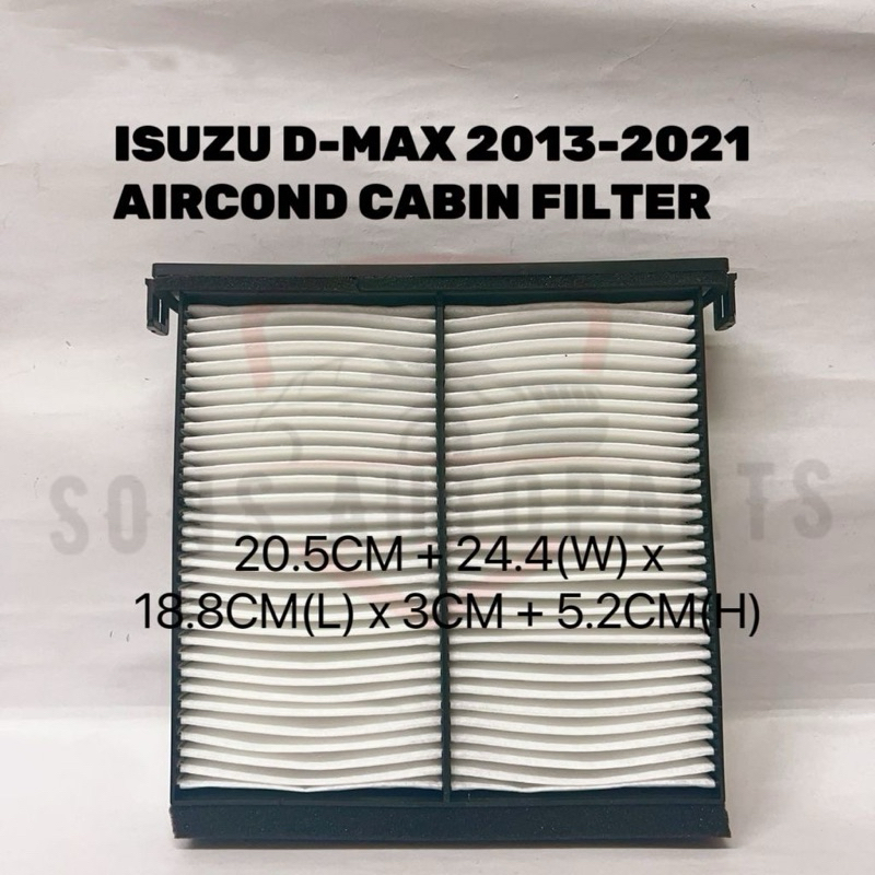 ISUZU D-MAX DMAX 2013-2019 CABIN AIR FILTER WITH BRACKET | Shopee Malaysia