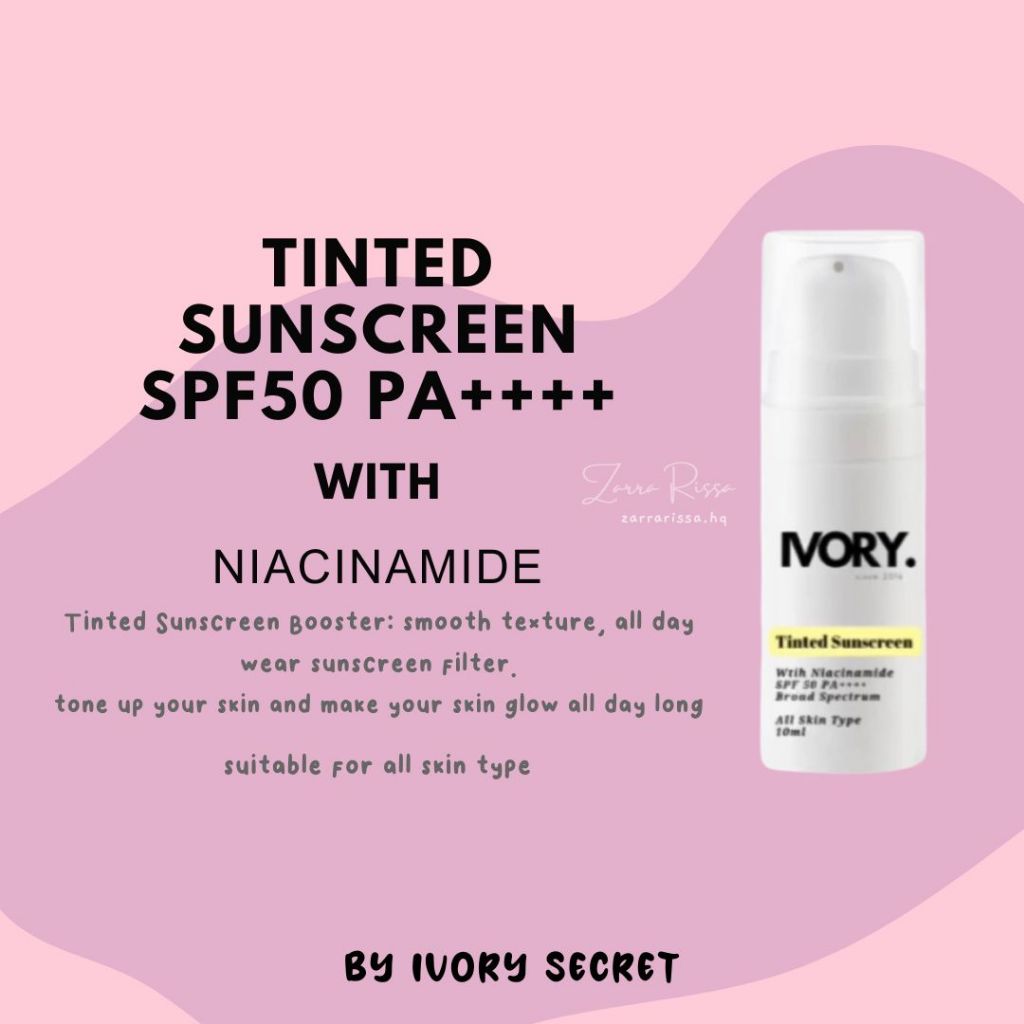 IVORY SECRET TINTED Sunscreen (READY STOCK) | Shopee Malaysia