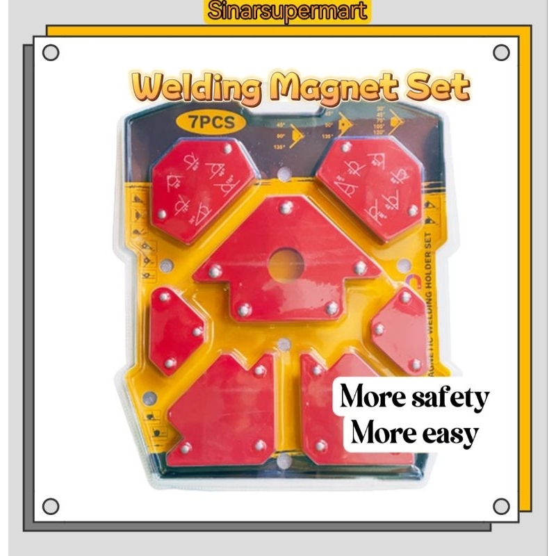 Sinarsupermart Magnet Welding Set Magnet Holding Iron Steel Holder ...