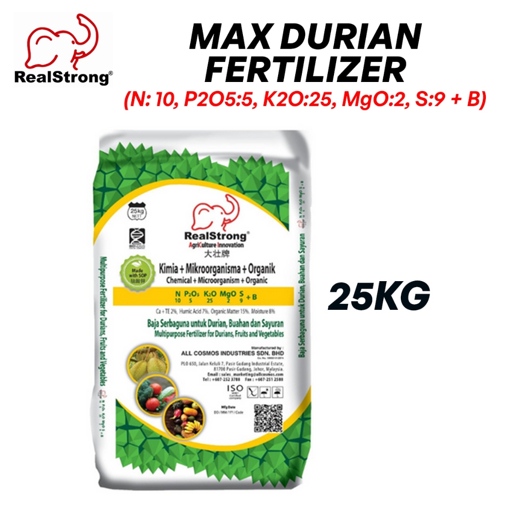 Real Strong MAX Baja Durian Premium (25KG) | Shopee Malaysia