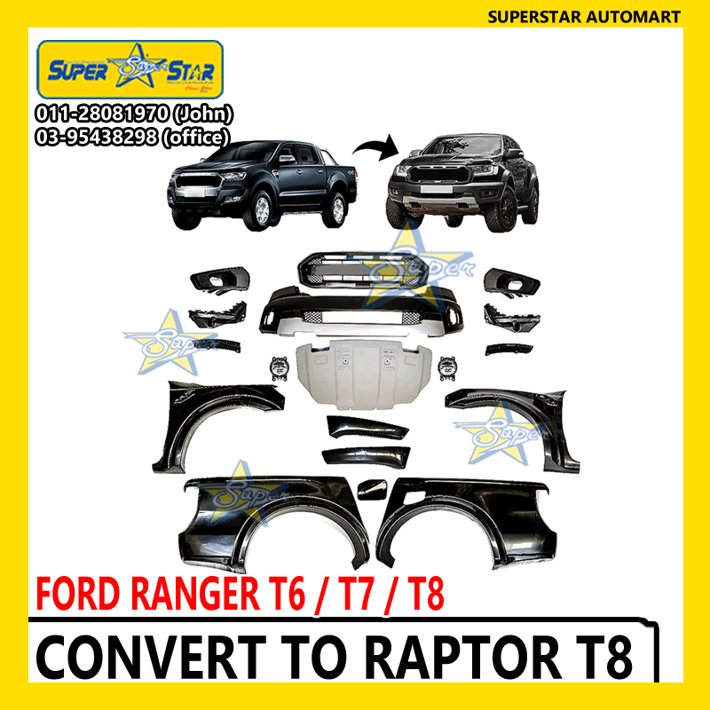 FORD RANGER T6 / T7 / T8 CONVERT TO RAPTOR T8 | Shopee Malaysia