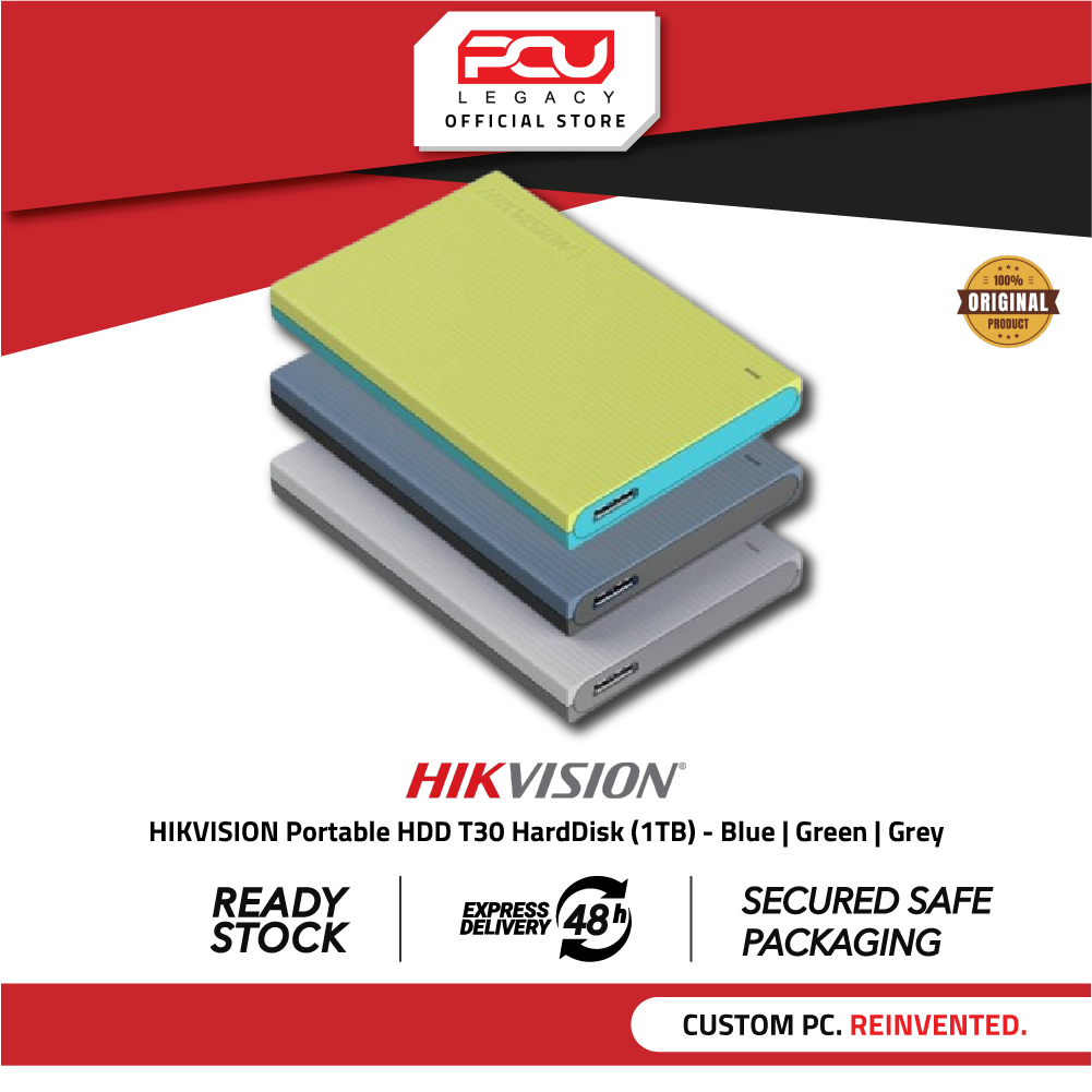 HIKVISION Portable HDD T30 HardDisk / HIK VISION USB 3.0 External Hard ...