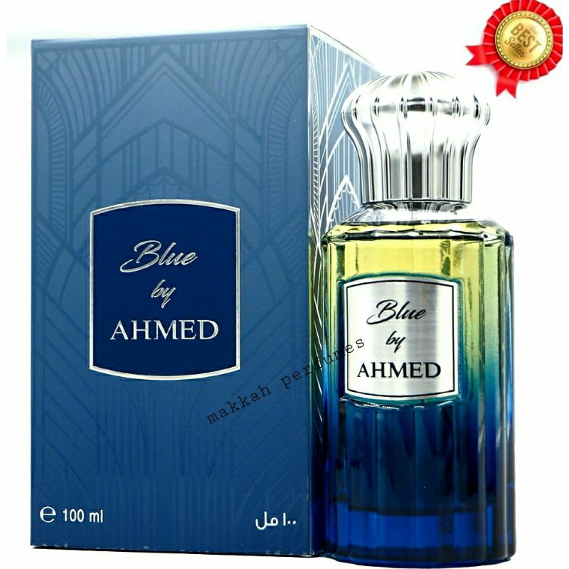 Blue Perfume 100ml Original 100% By Ahmed, MinyakWangi Arab | Shopee ...