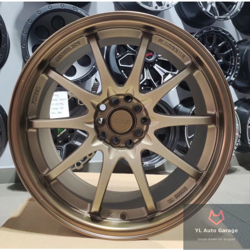 CE28 [Bronze] Sport Rim 18x8.5JJ ET40 (5x100/114.3) | Shopee Malaysia