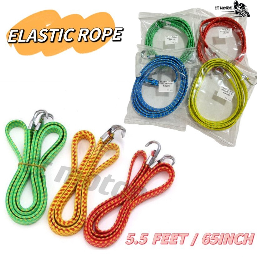 ct motor 5.5 Kaki / 65 Inci Panjang Elastic Rope With Hook / Tali Getah ...
