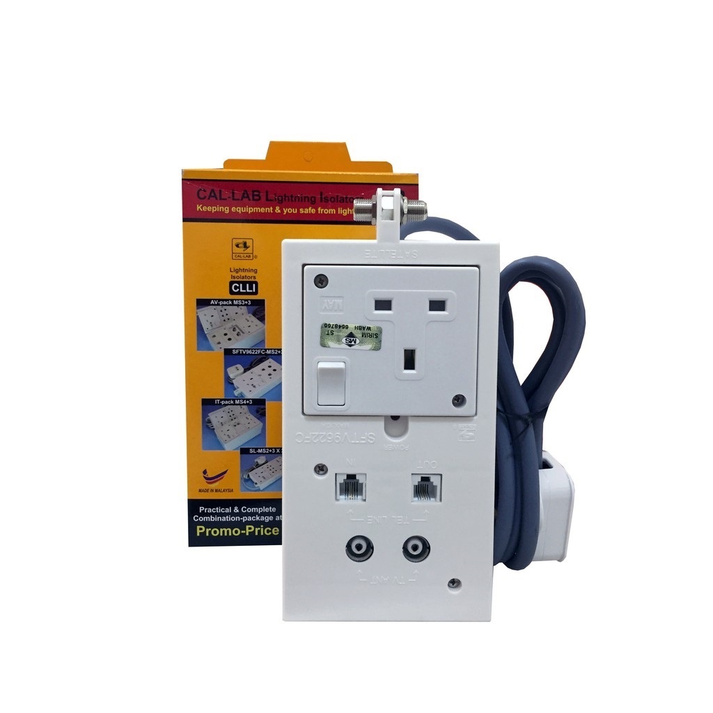 CAL-LAB SFTV9622FC Lightning Isolator *STOCK CLEARANCE* | Shopee Malaysia