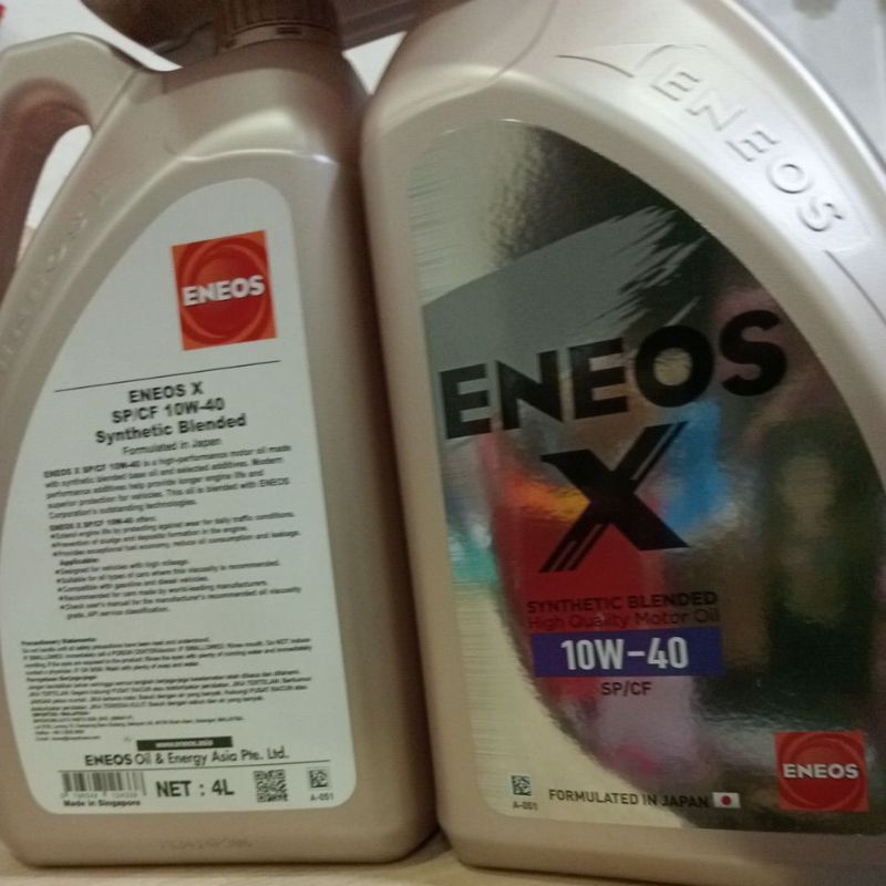 ENEOS X 10W40 SEMI SYNTHETIC SP/CF (4L) | Shopee Malaysia